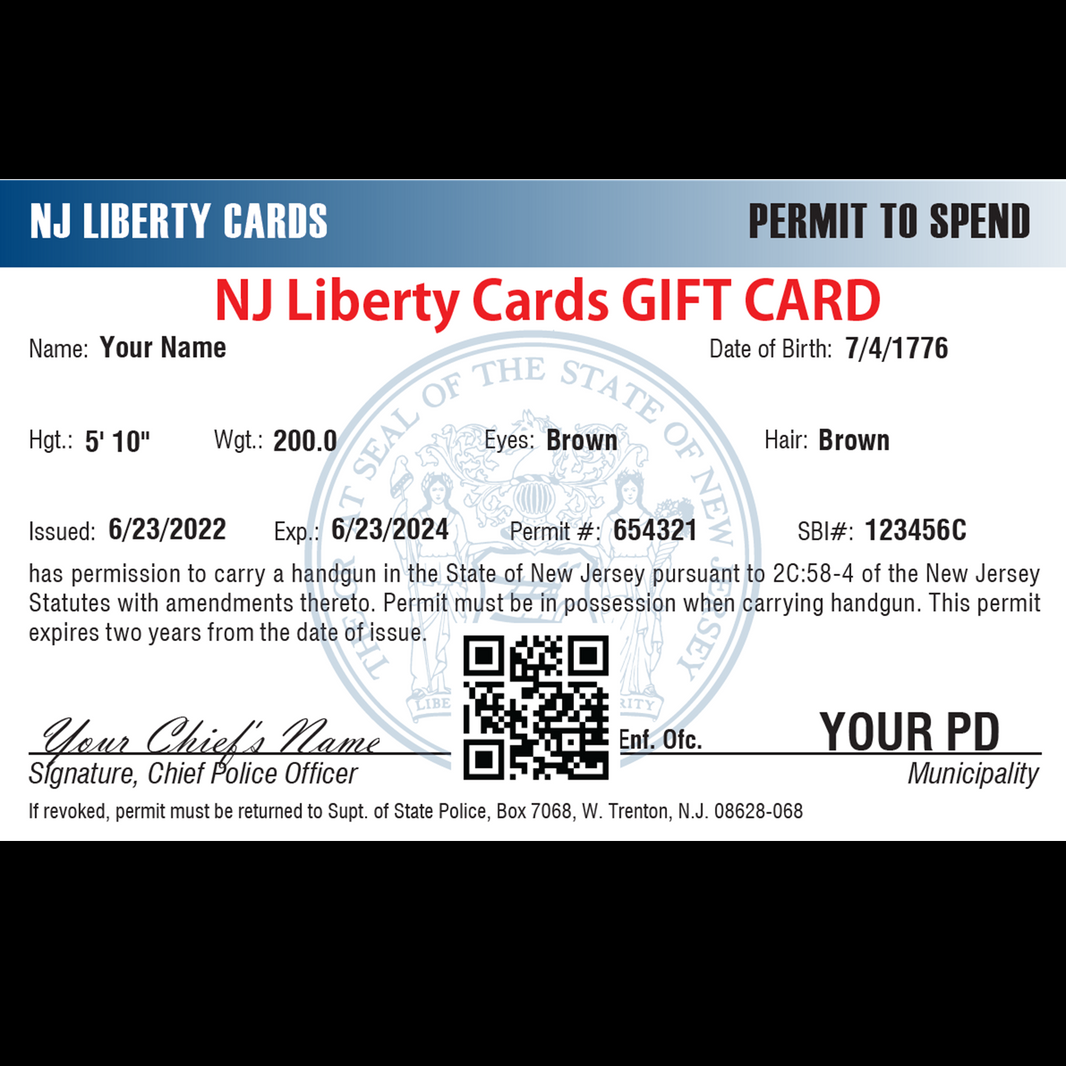 NJ Liberty Cards - Custom Plastic ID Cards