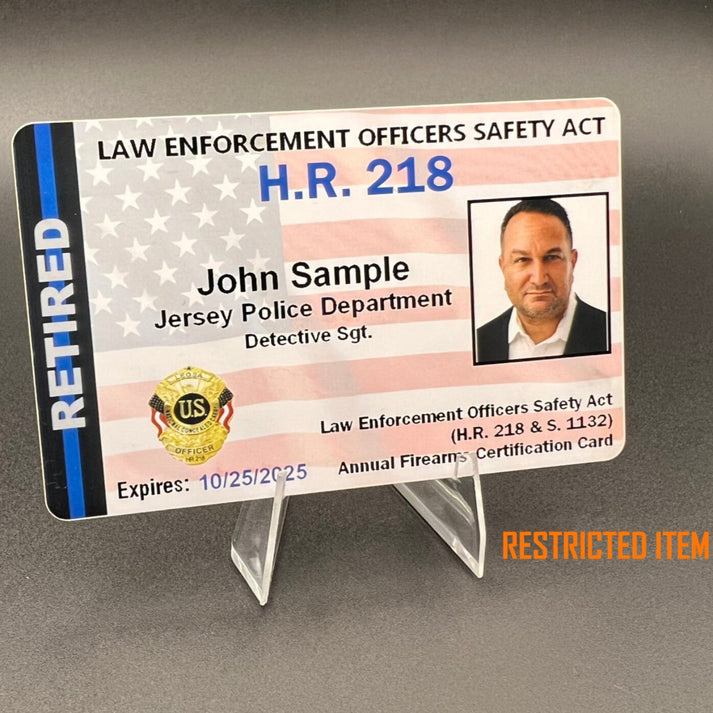 LEOSA HR 218 Card *RESTRICTED TO LEOs ONLY* – NJ Liberty Cards