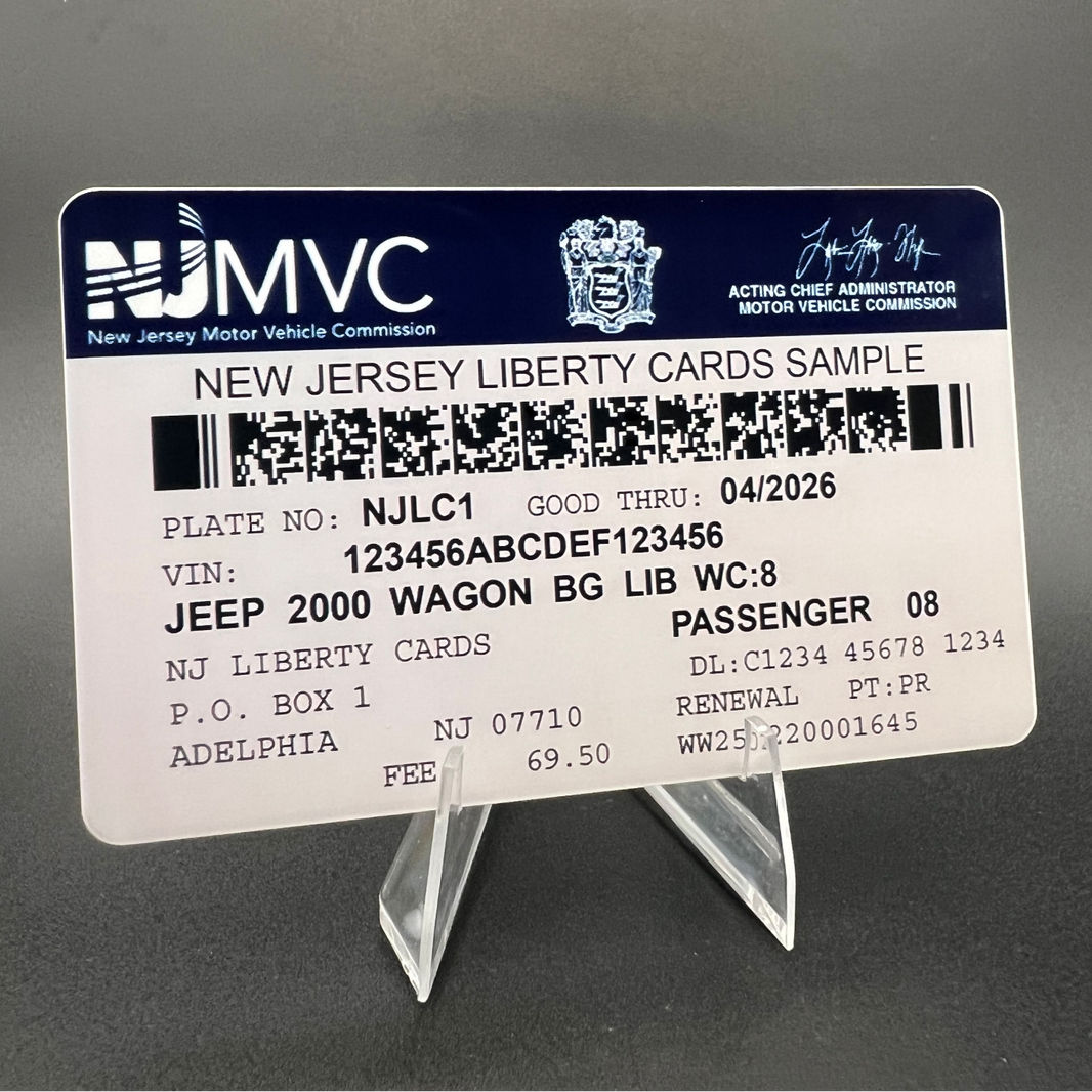 NJ Liberty Cards - Custom Plastic ID Cards